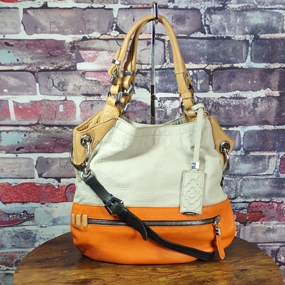 orYANY | Bags | Oryany Color Block Leather 2way Tote Bag | Poshmark